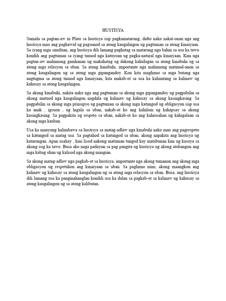 HUSTISYA | PDF