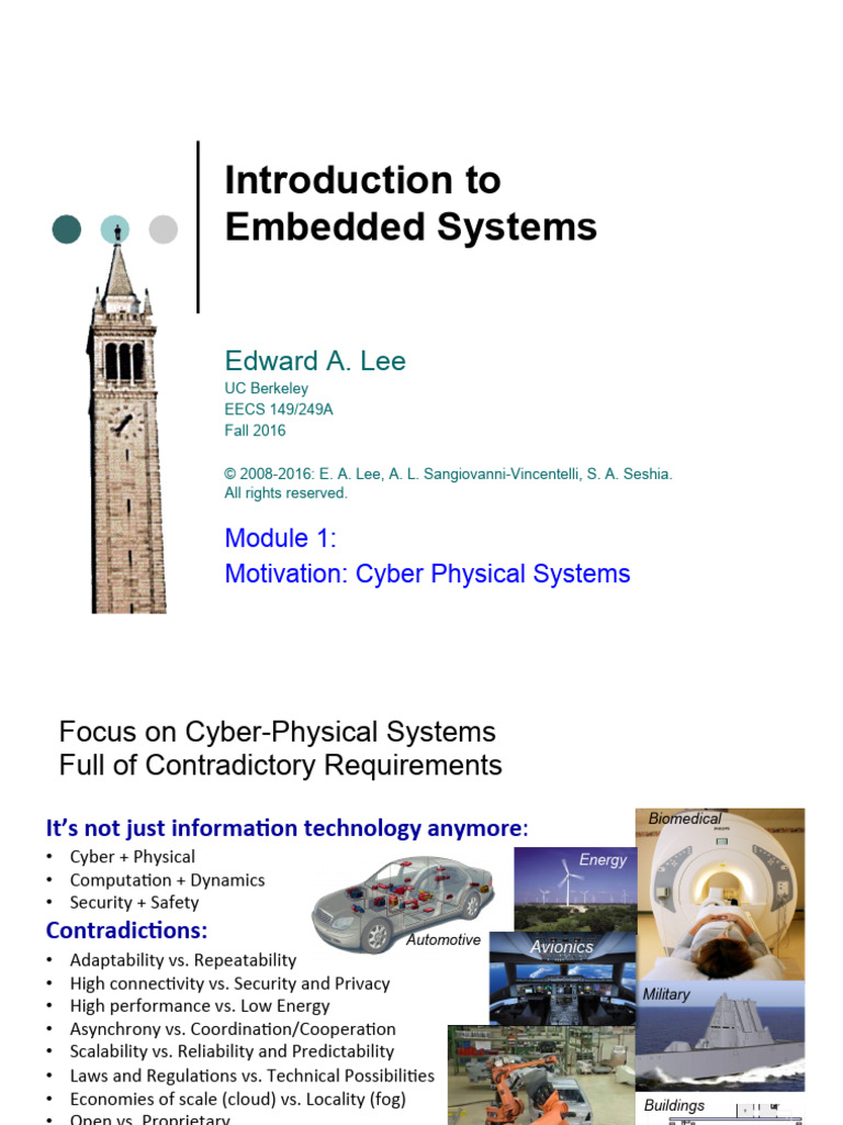 01_CyberPhysicalSystems | PDF | Internet Of Things | System