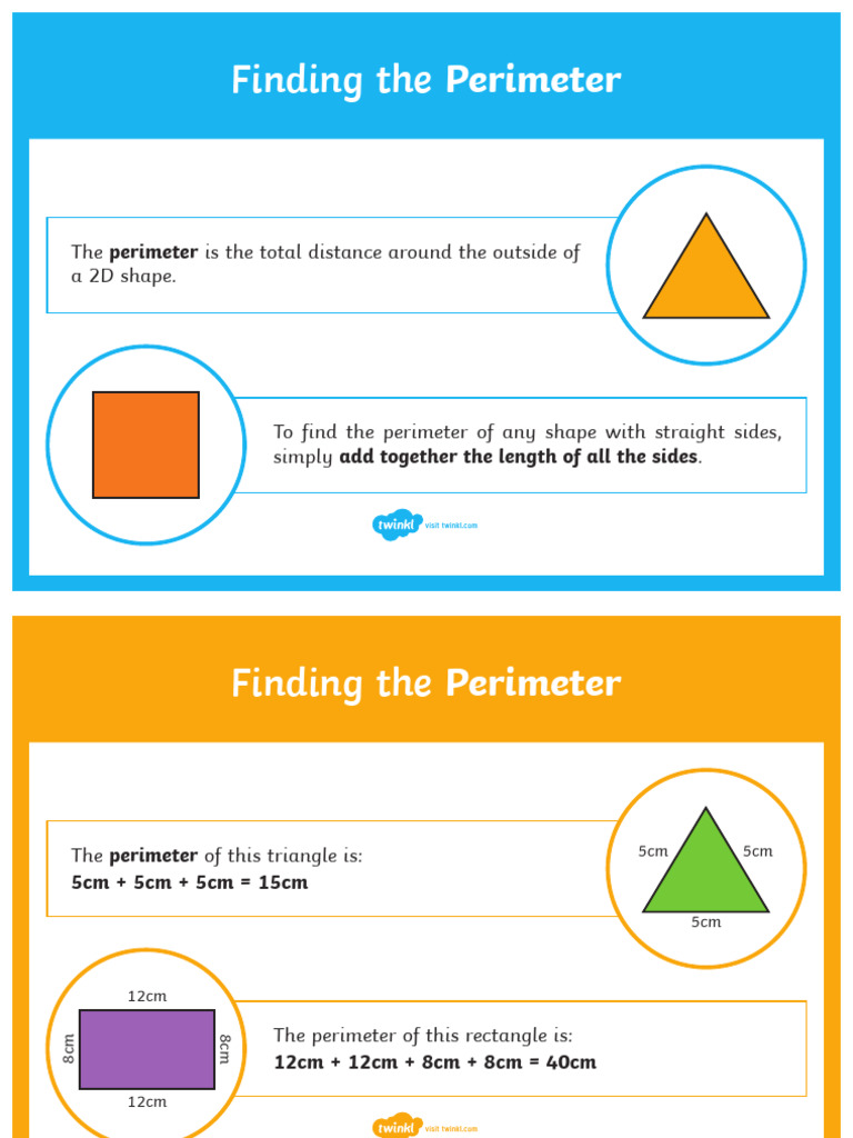 AREA AND PERIMETER POSTER | PDF | Area | Rectangle