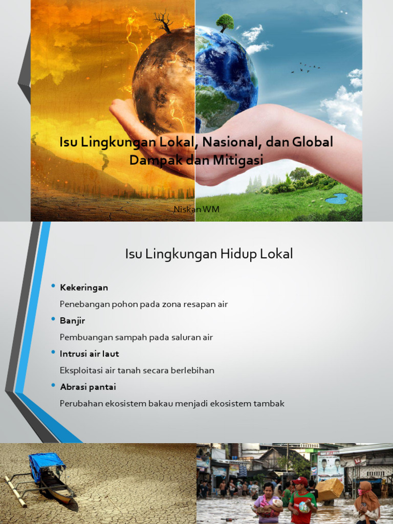 ILMB. Pertemuan 7. Isu Lingkungan Lokal, Nasional, Dan Global | PDF