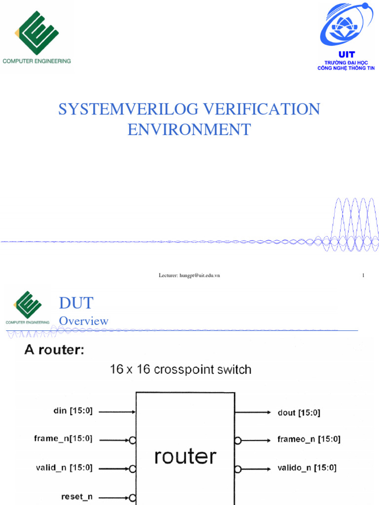 SystemVerilog Verification Environment | PDF | Telecommunications ...
