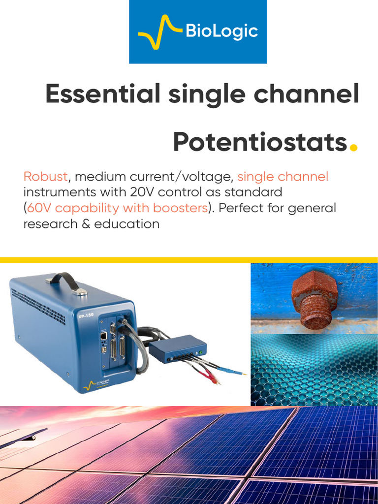 Essential Single Channel Potentiostats | PDF | Electrochemistry ...