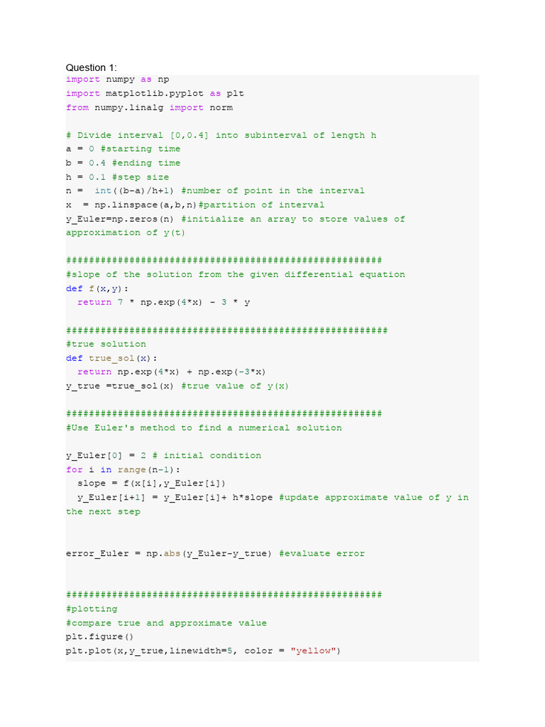 Đ Xuân Trư ng-IEIESB21003-Lab4 | PDF | Differential Equations | Numerical Analysis