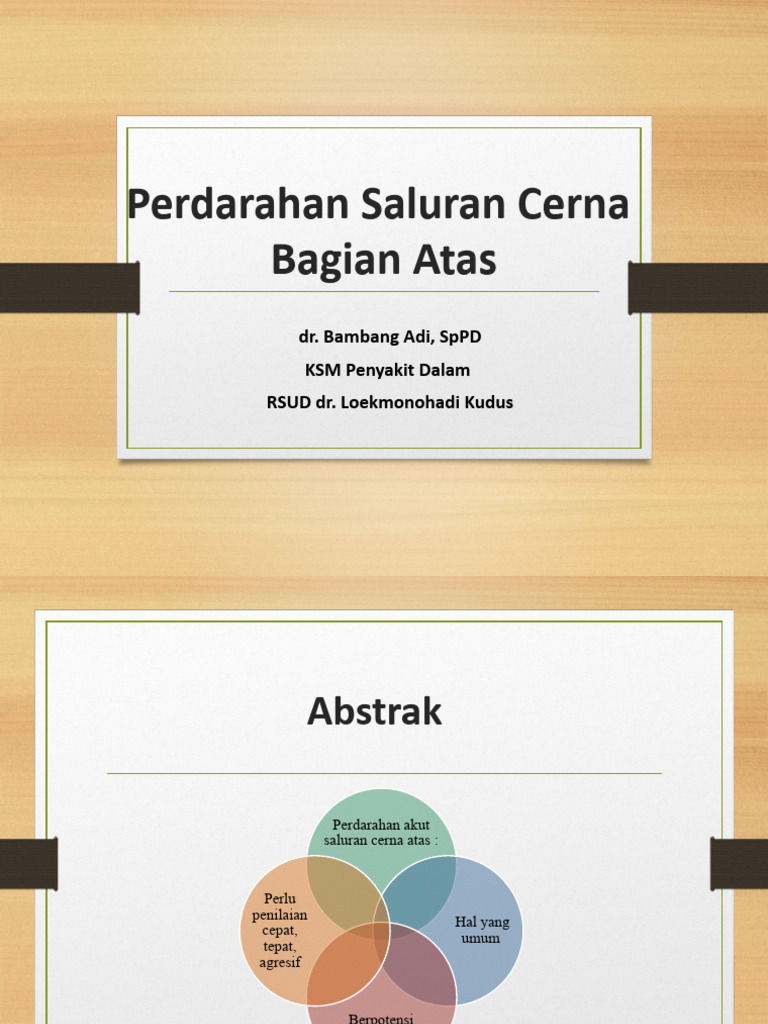 Pendarahan Saluran Cerna Bagian Atas-1 | PDF