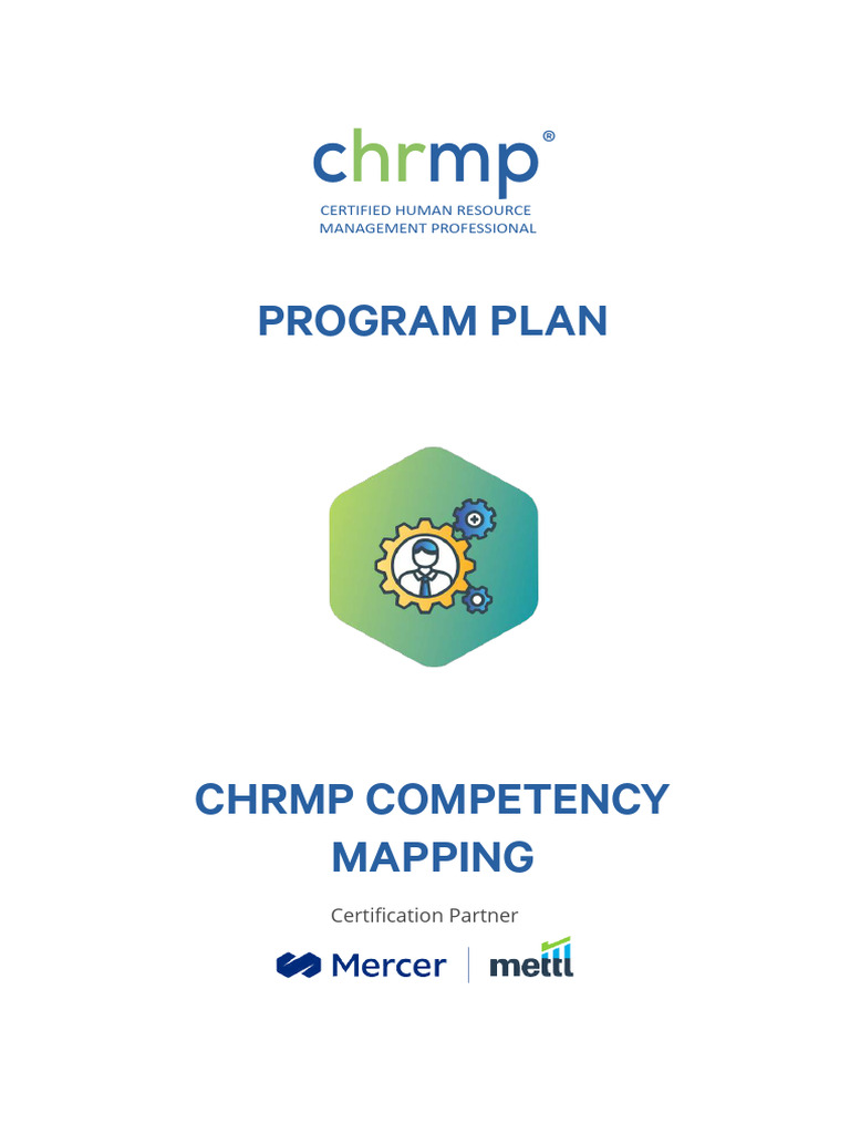 Program-Plan-Competency-Mapping | PDF | Human Resource Management