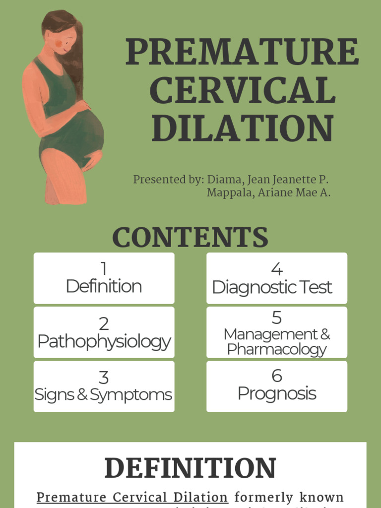 Premature Cervical Dilation | PDF | Preterm Birth | Pregnancy