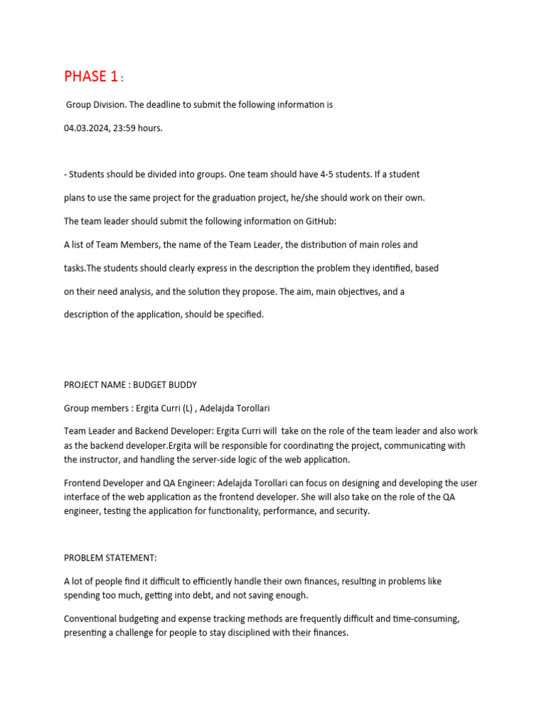 Phase 1.swe | PDF | Usability | Computer Science