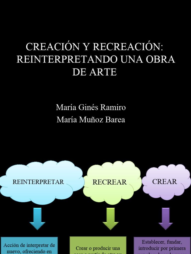 Reinterpretar Recrear Crear | PDF