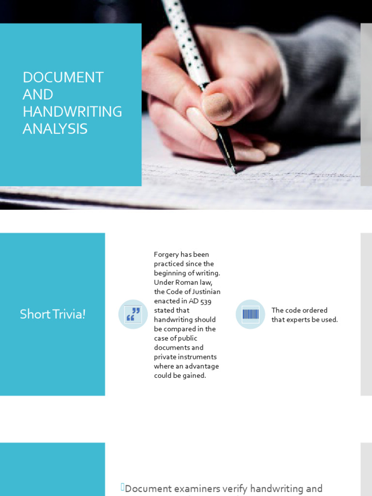 Document and Handwriting Analysis | PDF | Signature