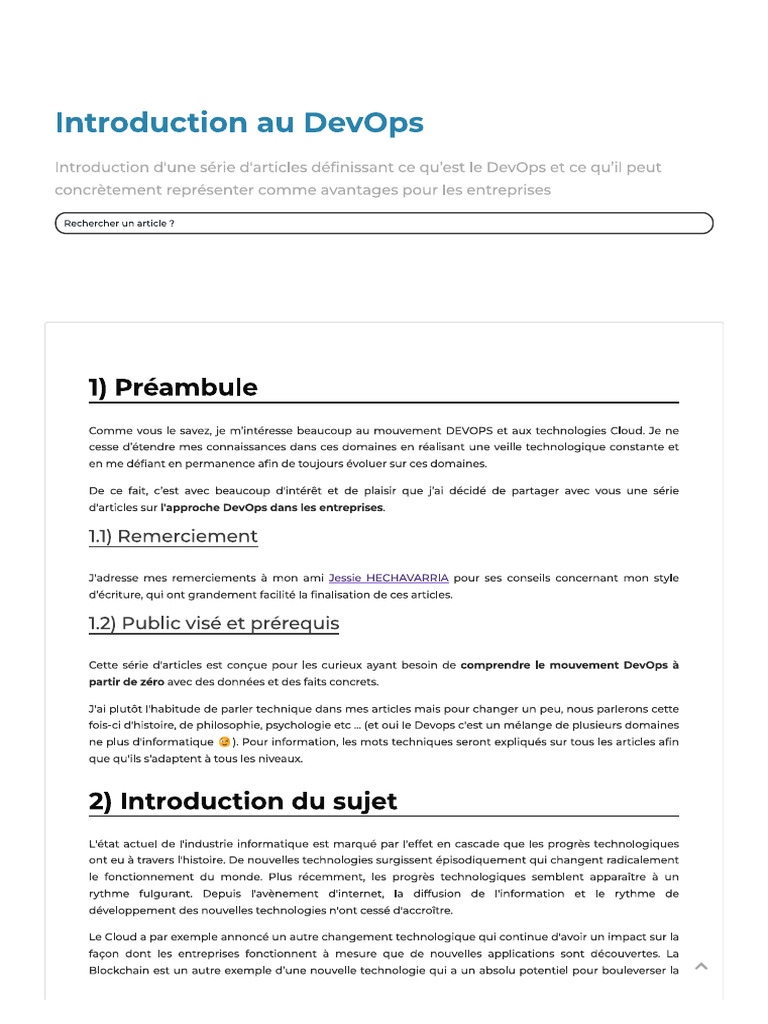 01 - introduction-du-cours-tutoriel-sur-la-compréhension-DevOps | PDF
