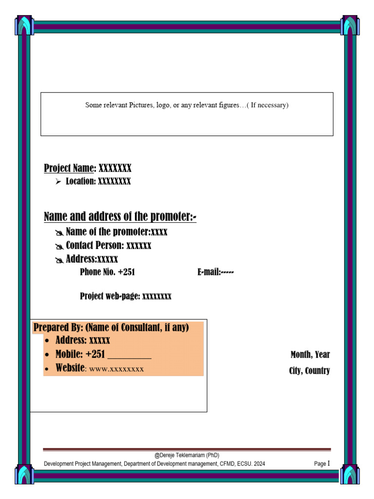 Project Proposal Guide (Format) | PDF | Investing | Return On Investment