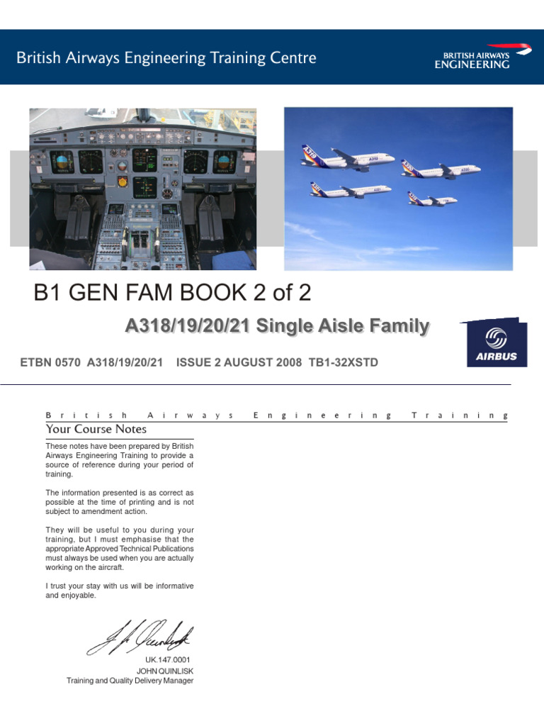 GFMA3202 - A320 Gen. Fam. Rev. 0 | PDF | Aviation | Aircraft