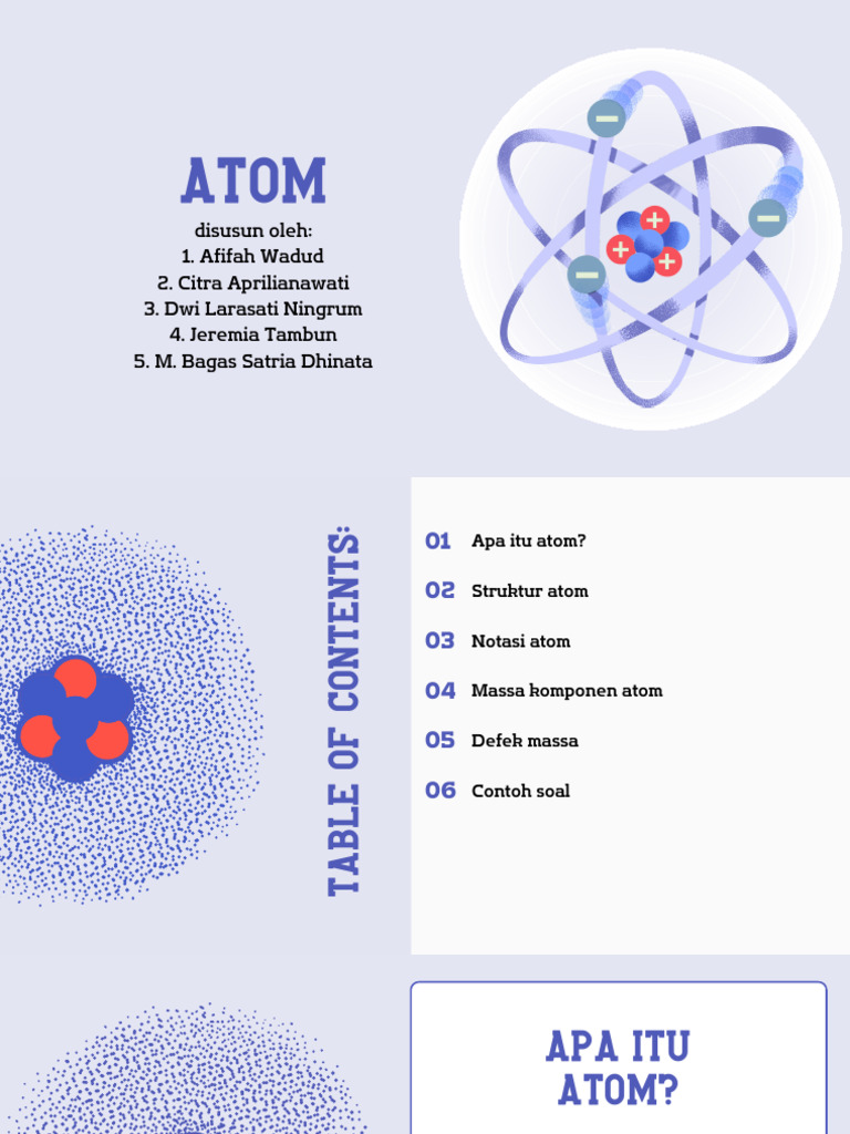 Struktur Atom, Stabilitas Inti, Defek Massa Atom | PDF | Sains & Matematika