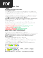 Biostatistics Cheat Sheet for USMLE Step 3 | PDF | Type I And Type Ii ...