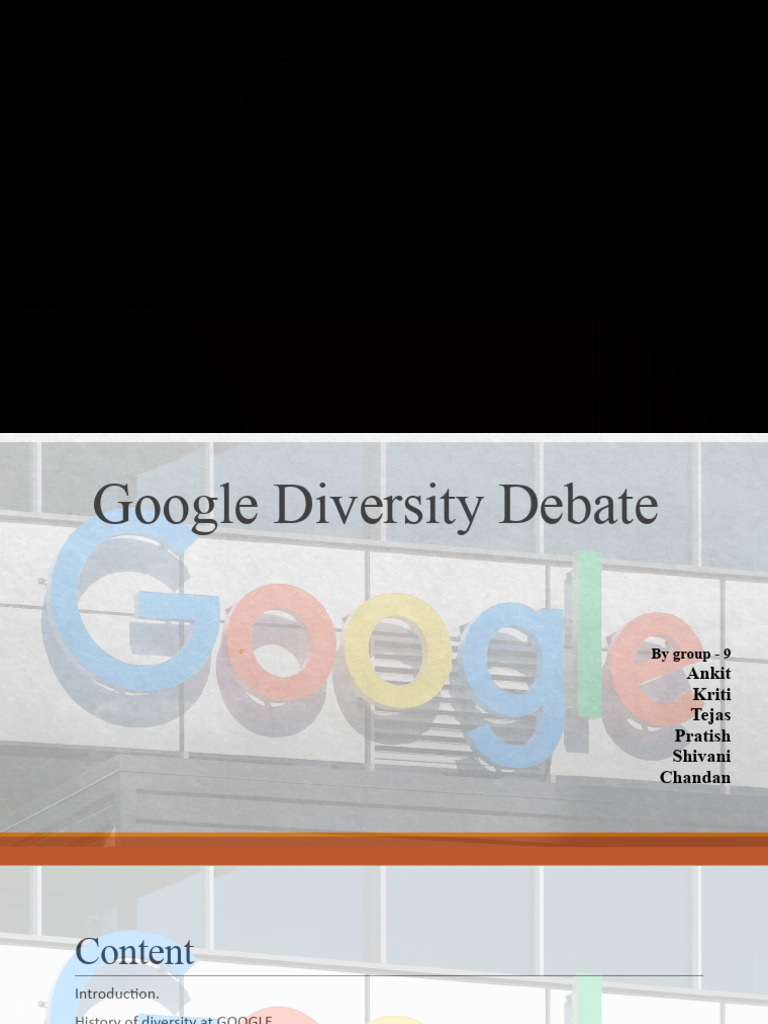 Google Diversity OB | PDF | Discrimination | Politics And Race