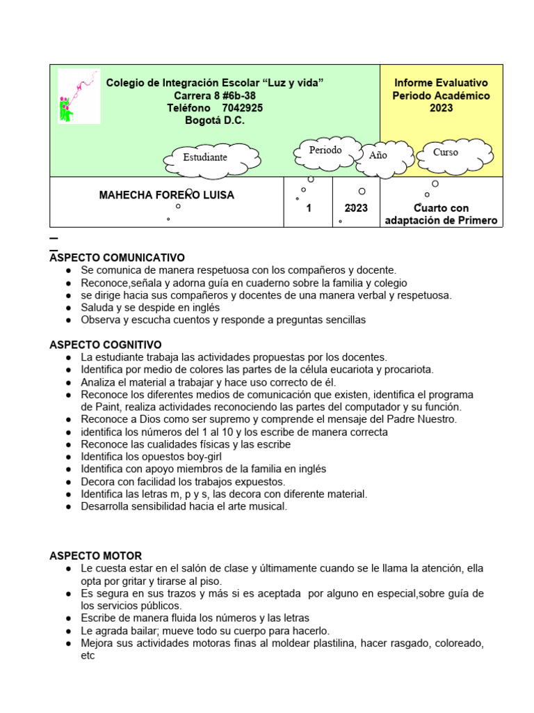 Mahecha Forero Luisa | PDF | Cognición | Ciencias del comportamiento