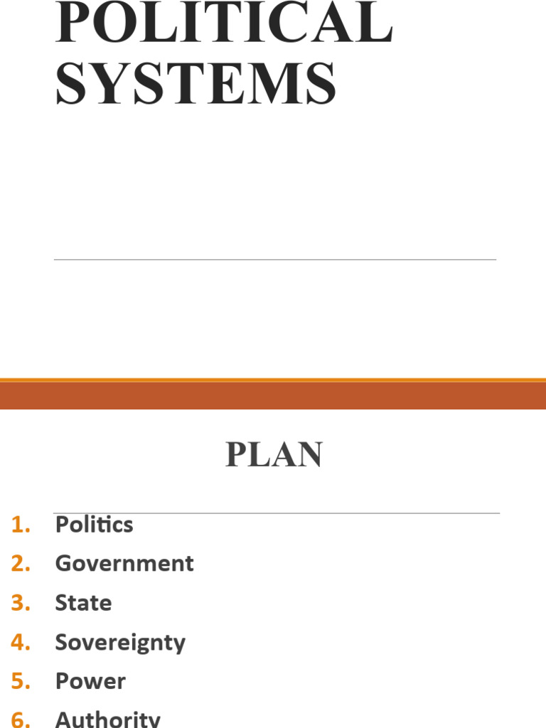 Political Systems 2023 | PDF | State (Polity) | Sovereignty