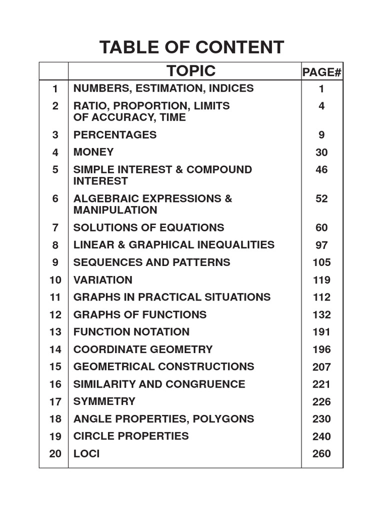 O Level Maths P2 Topicals Compress | PDF | Geometry | Linear Algebra