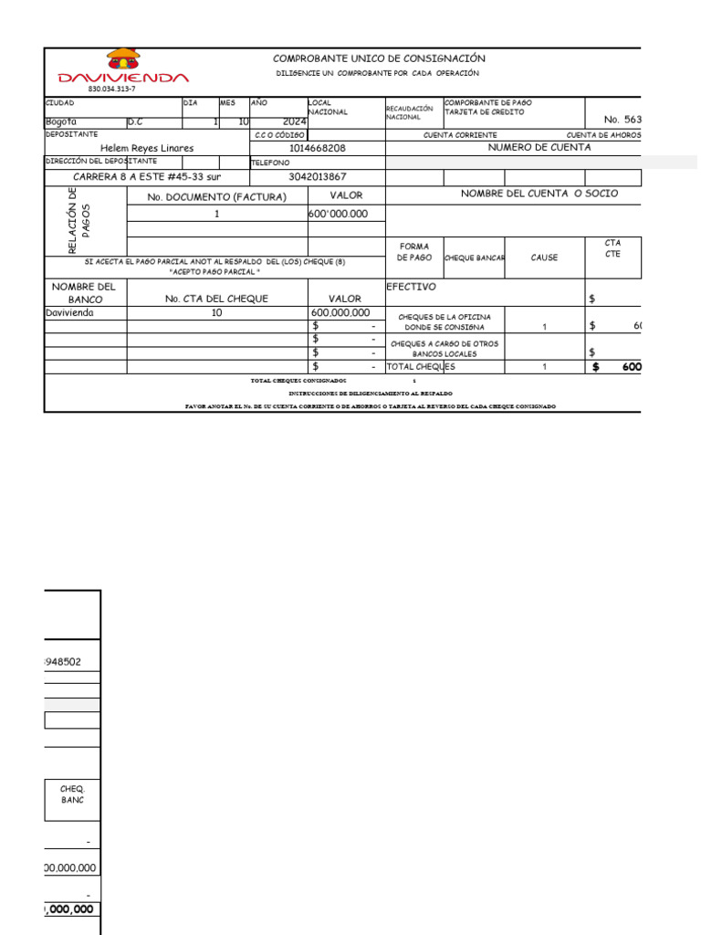 Apertura de Cuenta y Aportes Inicales 2 | PDF | Cheque | Bancos