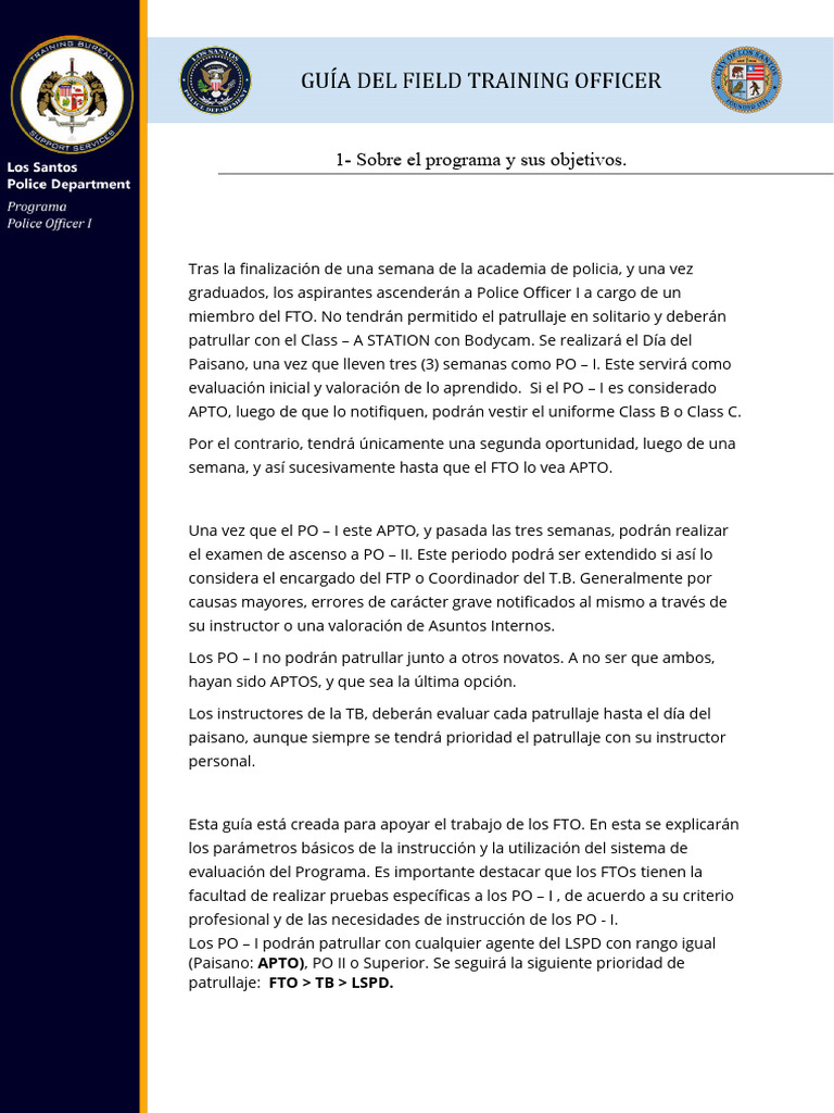 (Programa PO I) Guía Del FTO | PDF