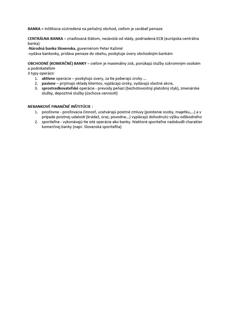 Banka | PDF