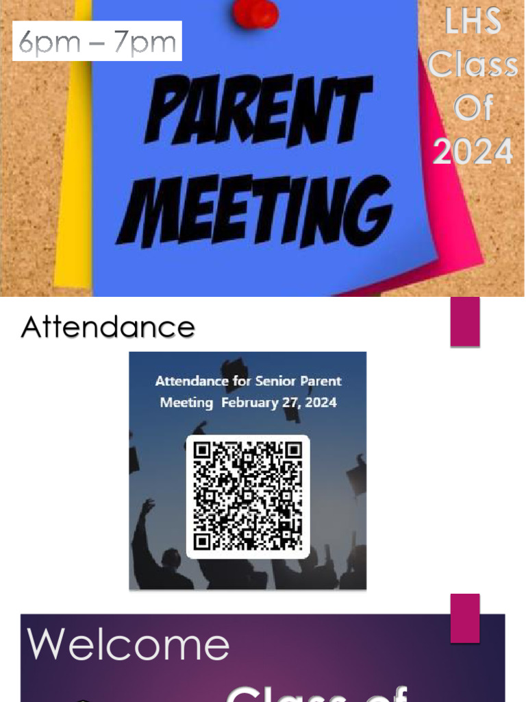 Senior Parent Meeting PowerPoint 2024 Revised - Final Version 2 PDF ...
