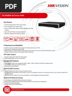 DS-8664NI-I8 - Network Video Recorders - Hikvision | PDF