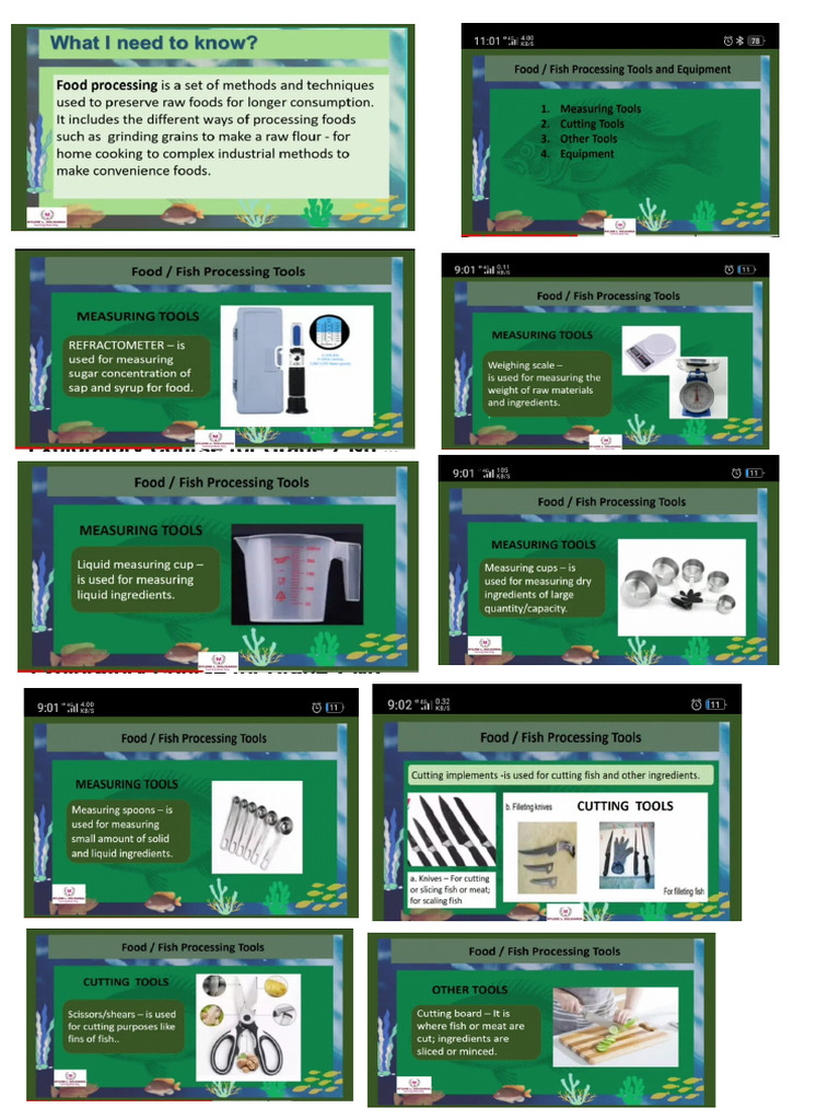 Food Processing Hand Outs | PDF