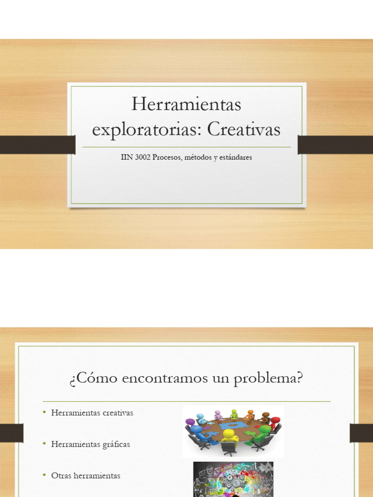Clase 9_Herramientas Exploratorias (Creativas) | PDF | Lluvia de ideas