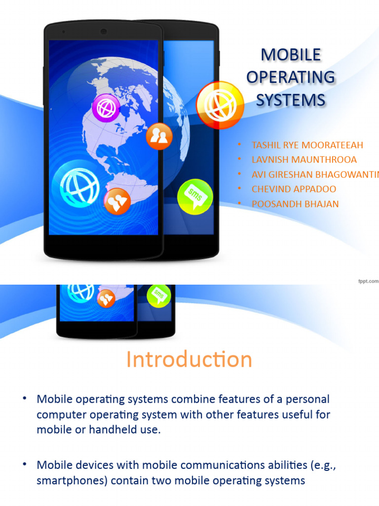 Mobile OS Presentation | PDF | Ios | Android (Operating System)