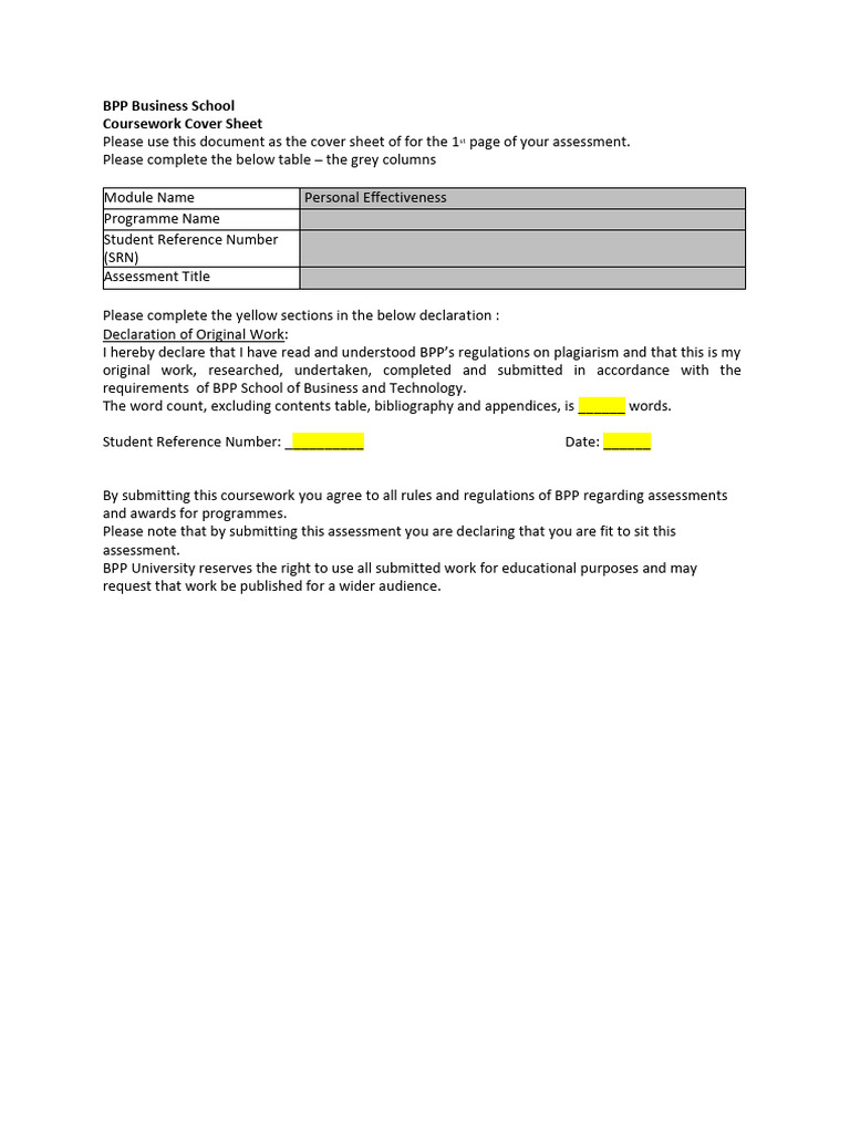 PE Formative Assessment Brief | PDF | Plagiarism | Turnitin