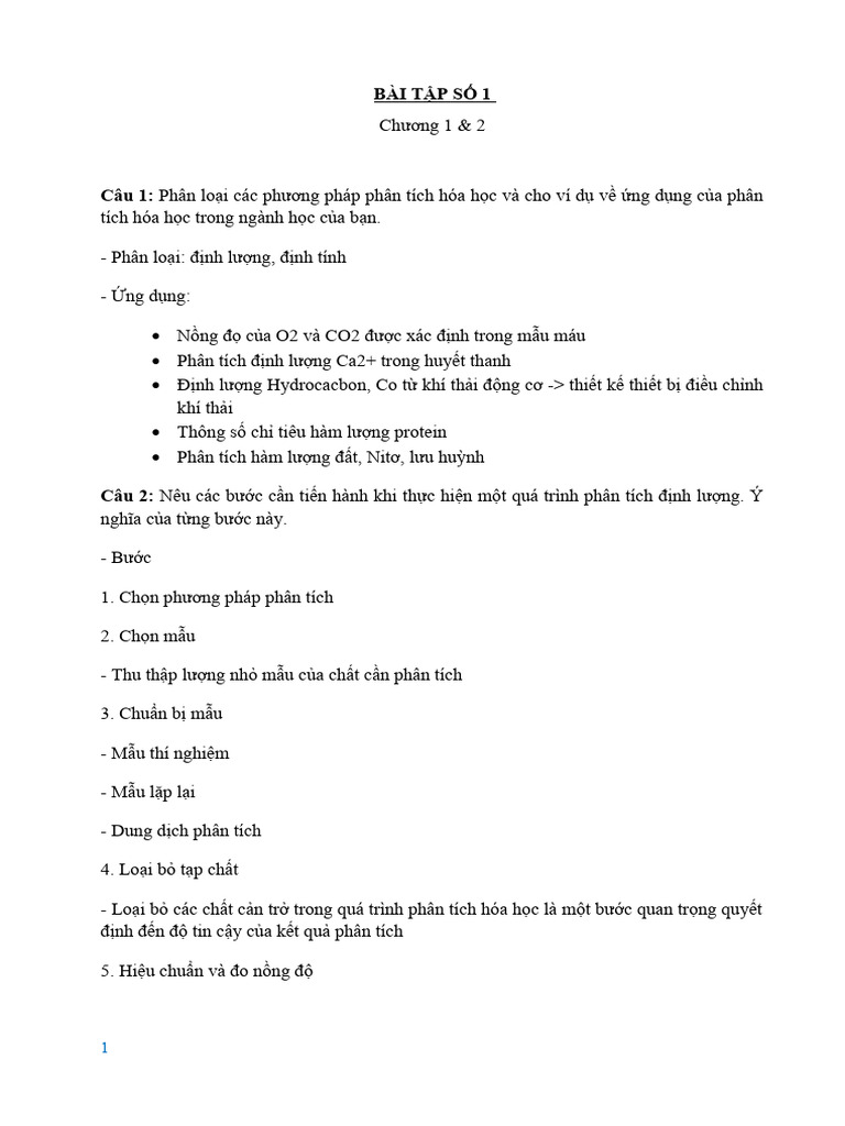 Bài tập số 1-HK2-2022-2023 | PDF