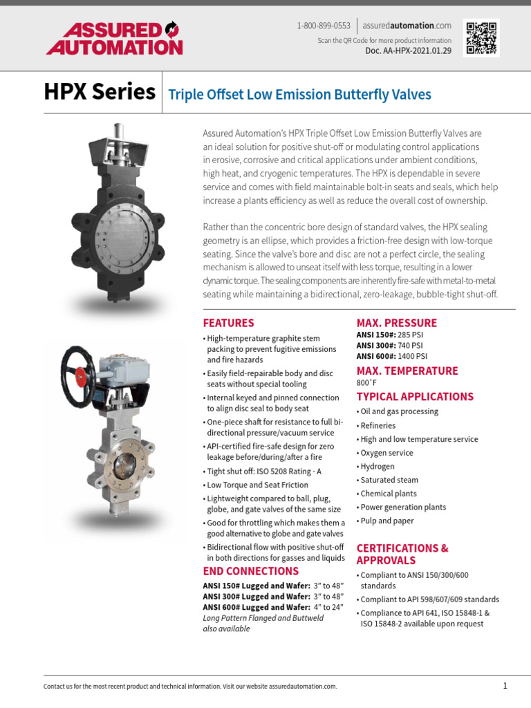 HPX_datasheet | PDF | Valve | Mechanical Engineering