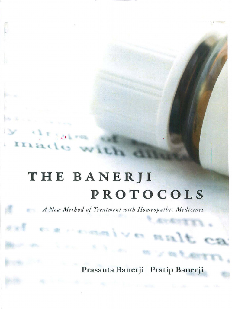 THE Protocols: Banerji | PDF | Homeopathy | Health Care
