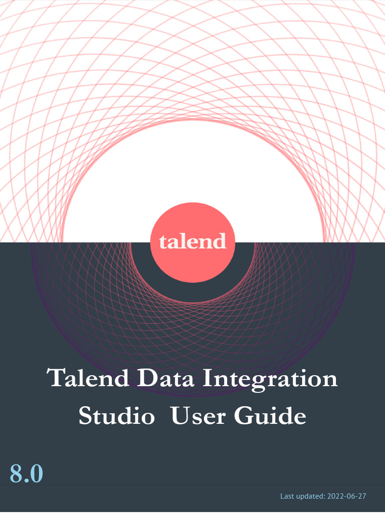 Studio User Guide Data Integration en | PDF | Metadata | Databases