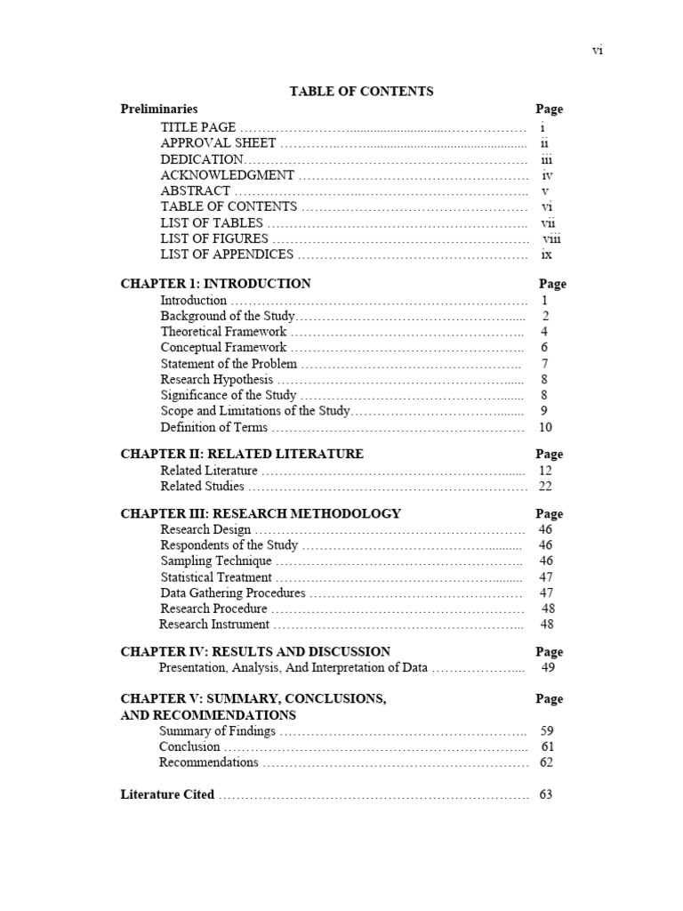 PRELIMINARIES | PDF | Methodology | Science