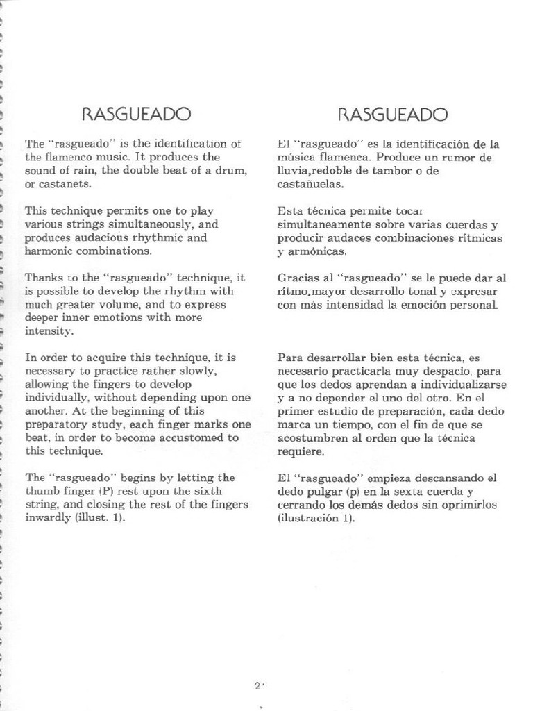 Juan Serrano - Rasgueado-Trêmulo - Articulado (Resumo) | PDF