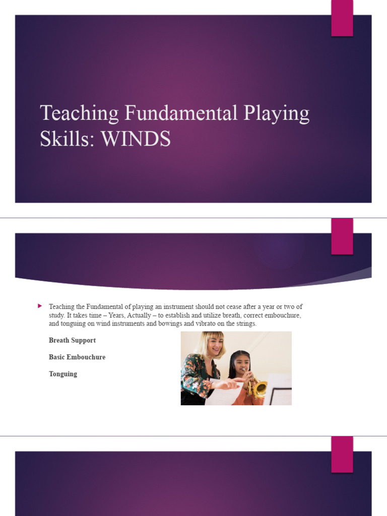 Teaching Fundamental Music Skills: Winds & Strings | PDF