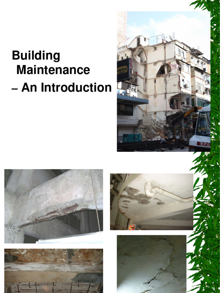 Building Maintenance | PDF | Building | Building Engineering