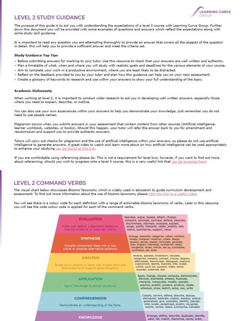 L2 Study Guidance Pdf Question Reason