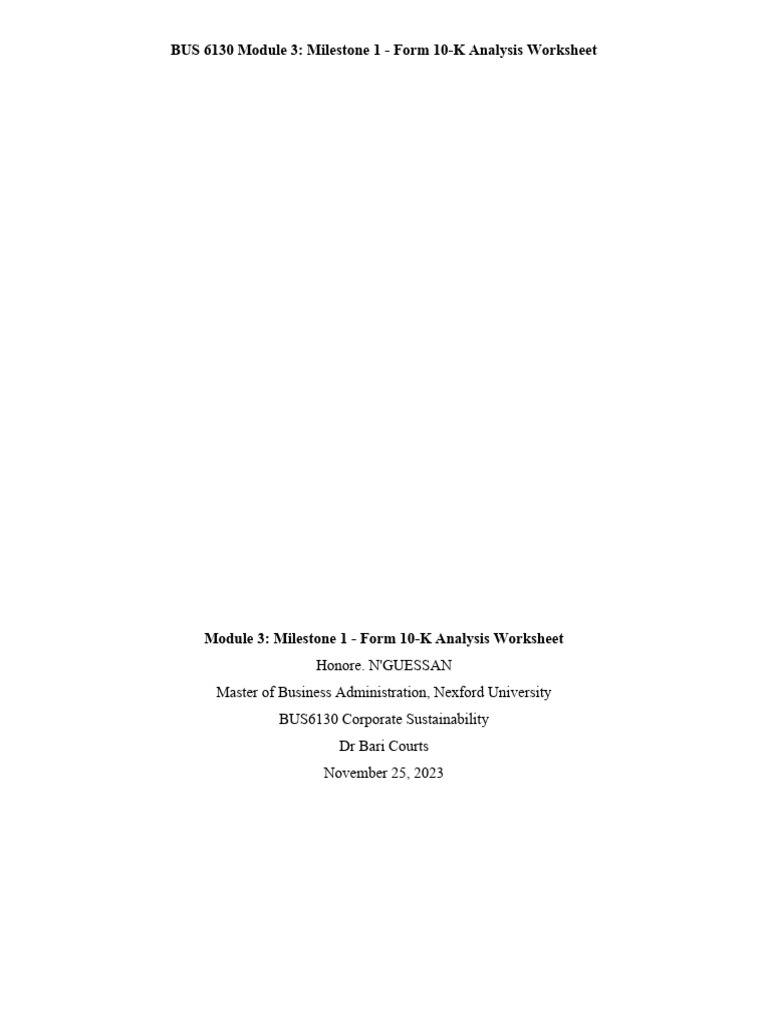 Olin Corporation 10-K Analysis Overview | PDF | Sustainability | Business