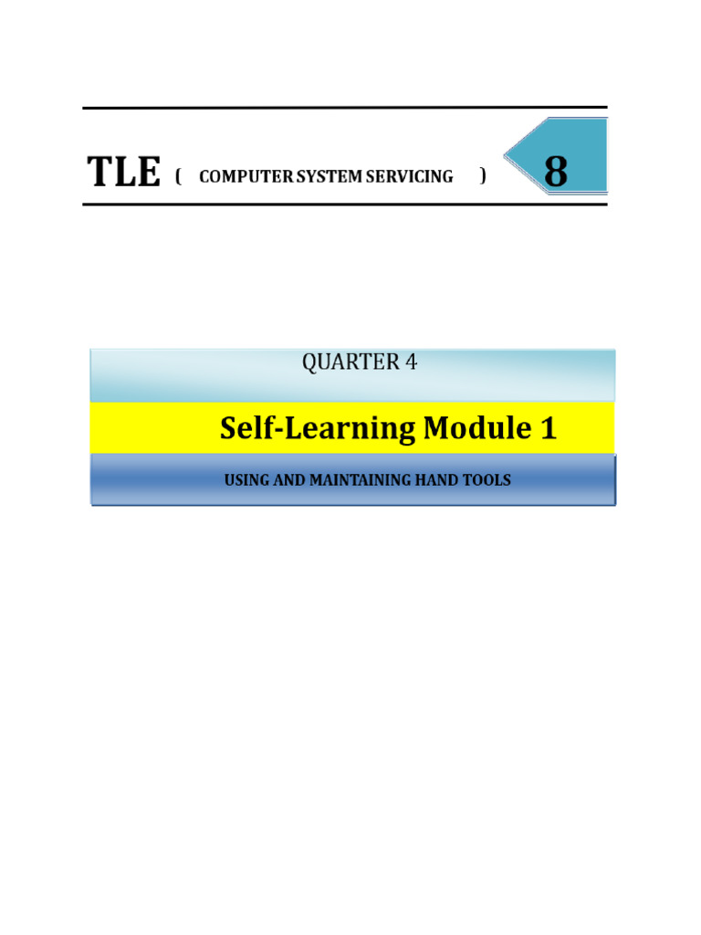 Tle 8 CSS Module 1 Hardware Tools | PDF