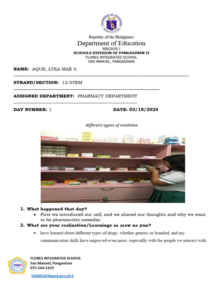 Immersion Reflection 1 | PDF