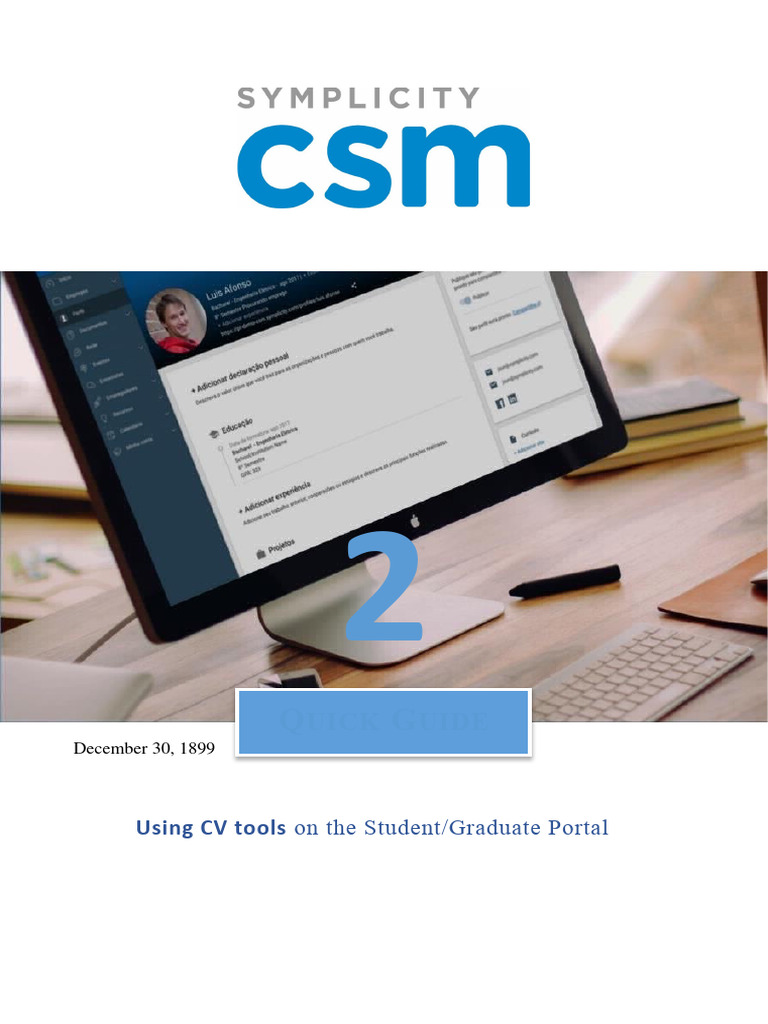 Symplicity CSM Student Guide - CV | PDF | Résumé | Qr Code
