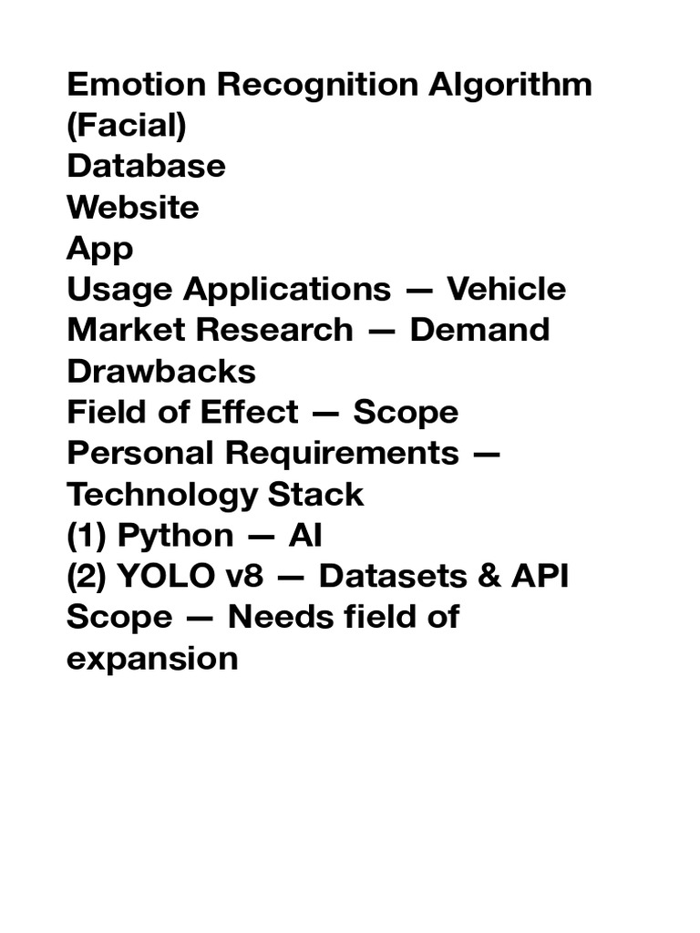 Emotion Recognition Algorithm Pdf 