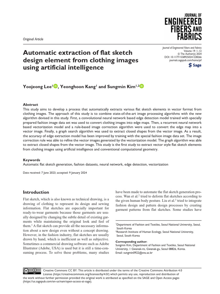 Automatic Extraction of Flat Sketch Design Element | PDF | Artificial ...
