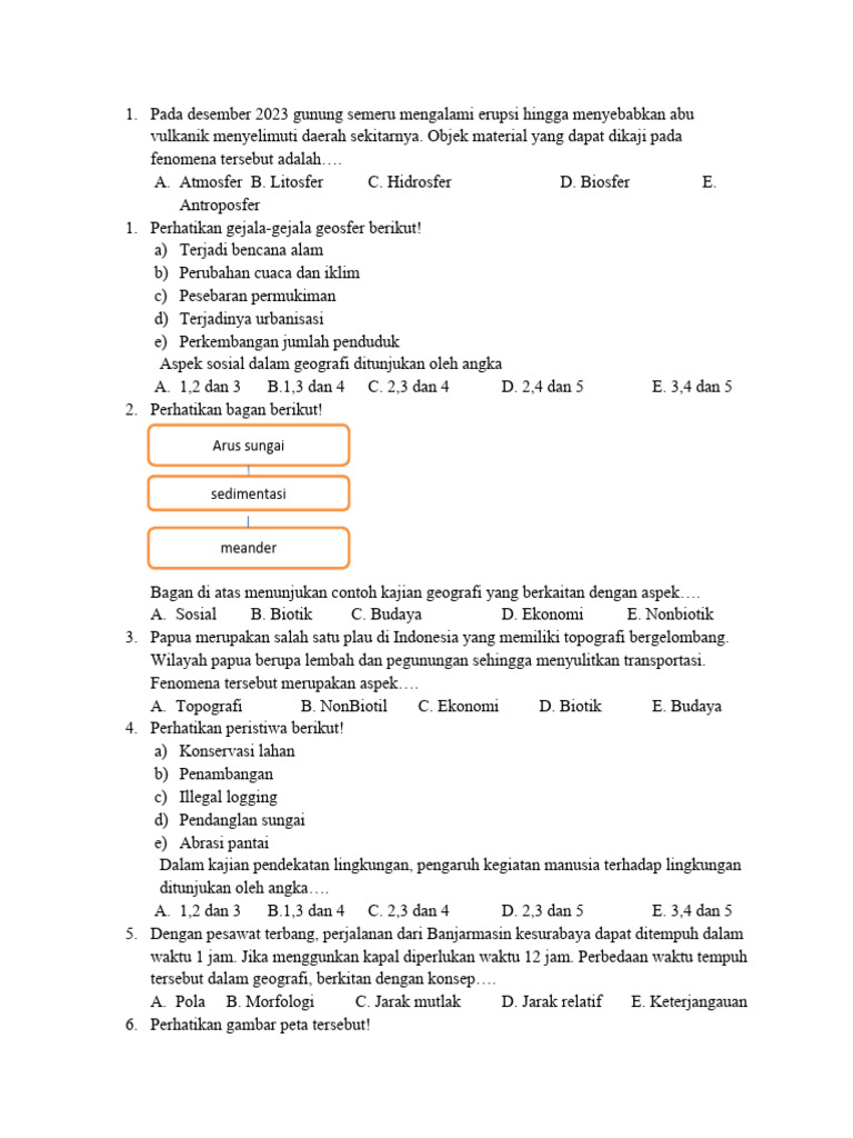 Gambaran Soal Geo X | PDF