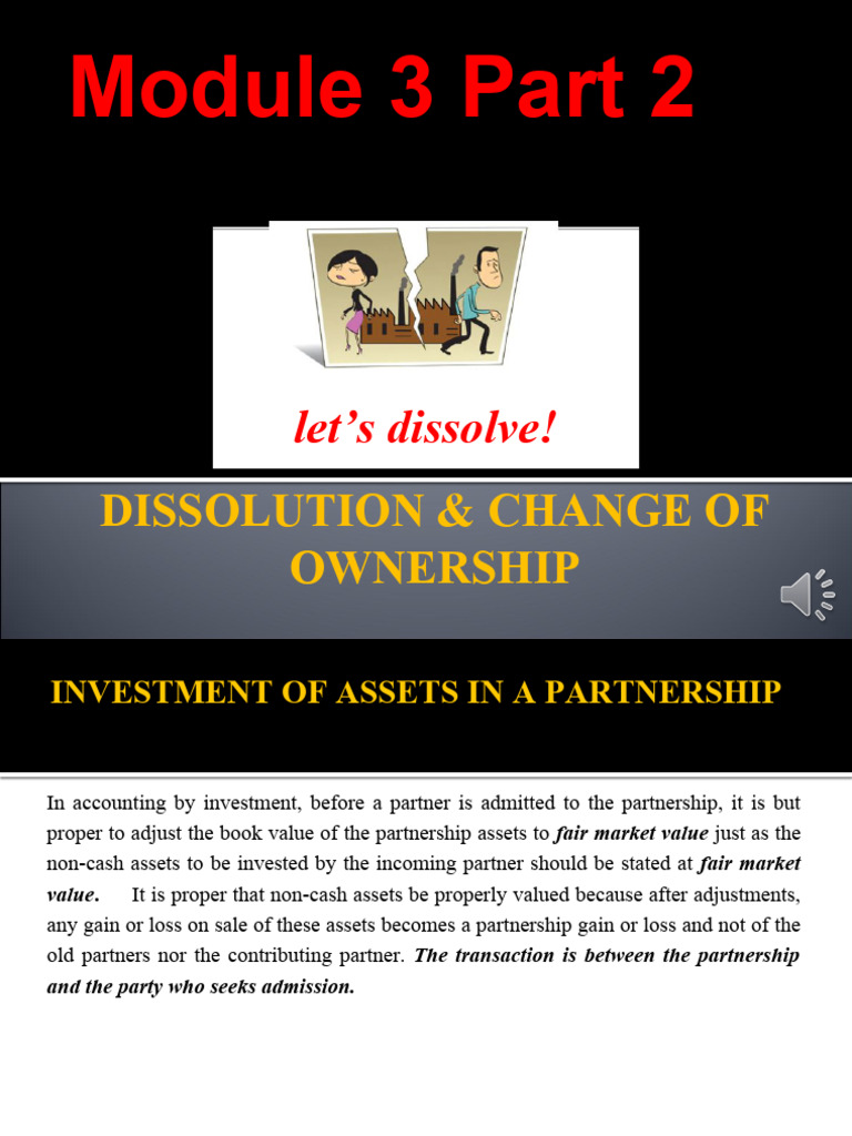 Dissolution | PDF | Book Value | Equity (Finance)