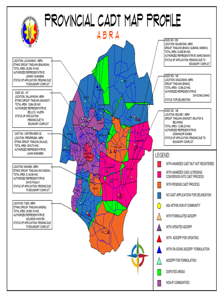 Provincial Cadt Map Profile Abra | PDF