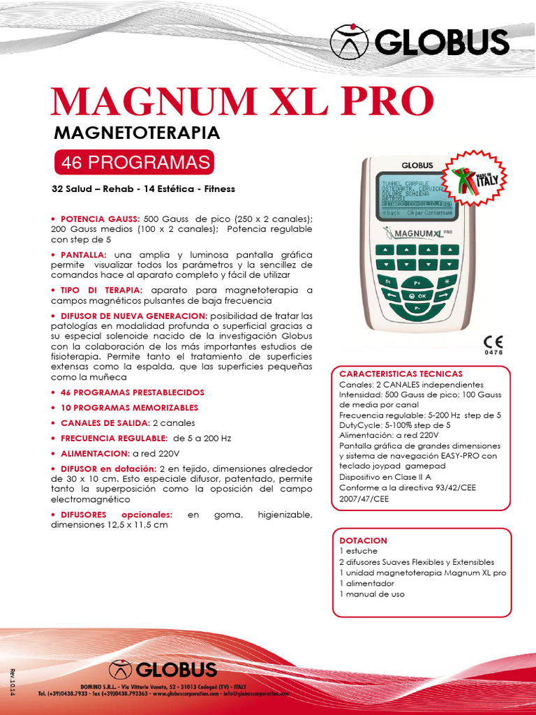 Magnum XL Pro | PDF | Osteoartritis | Hombro
